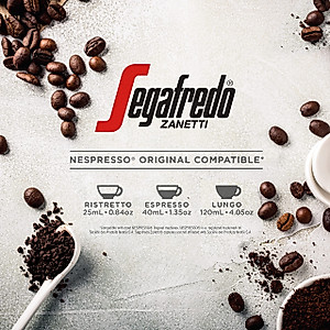 Segafredo Zanetti Espresso Capsules, Variety Pack, Compatible with Nespresso Original Machines, 40 Count Aluminum Pods (Pack of 1)