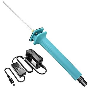 Foam Cutter Electric Hot Wire Foam Cutter Kit Foam Cutting Pen Set 30W 10cm Styrofoam Cutting Pen With Power Adaptor Electric Cutting Machine Pen Tools Kit For Art Making Foam Carving