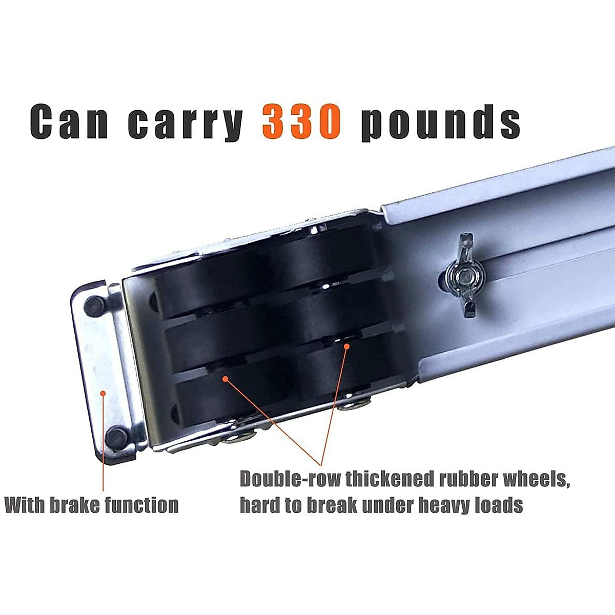 Washer and Dryer Stand Base,Portable Movable Multi-function Washing Machine Base Stand Bracket,45-70 Cm Retractable Refrigerator Floor Trays,with Brake Lock,Non-slip and Noise Reduction,Load 300 Kg