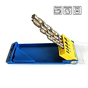 S&R Concrete Stone Masonry Drill Bit Set Made in Germany, 4 Pieces, 5 x 85/6 x 100/8 / 10 x 120 x 120 mm/Professional Quality
