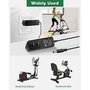 JOVNO 6V 2A AC Power Adapter Compatible with Ellipticals and Trainer Bikes Power Supply Commercial 400/VR AudioStrider A.C.T. Pro 800 600 U300 R400 CX925 CX938 CX1000 ASR 630 700, 6.6ft