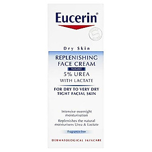 Eucerin Dry Skin Replenishing Face Night Cream - 5% Urea 50ml