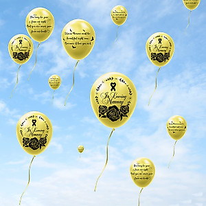 18Pcs Bereavement Memorial Latex Balloons Funeral Remembrance Balloons For Loss Of Father Mother Loved One Husband Son Condolences In Loving Memory Miss You Forever Memorial Decorations