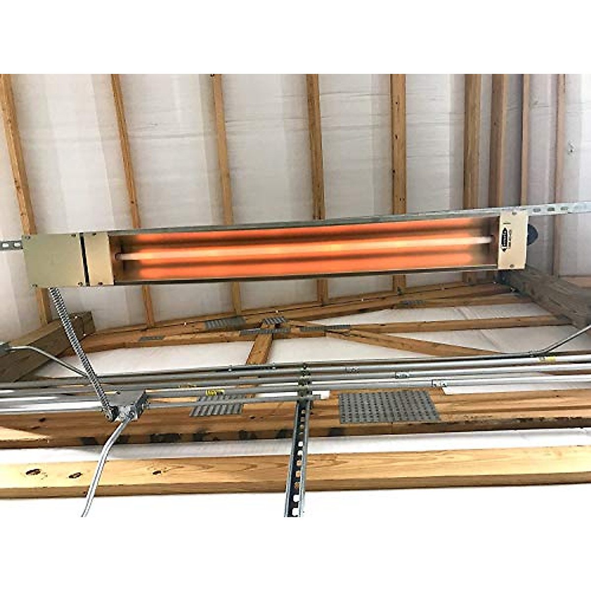 Fostoria TPI Corporation, OCH-46-120V-CE, OCH Quartz Tube Electric Indoor/Outdoor Infrared Heater, 48in lg., Steel, 120 Volts, 1500-Watts, Includes Cord and Plug, Powder Coated Brown,46" x 6" x 6.5"