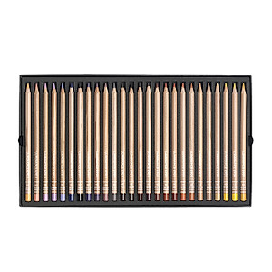 Caran d'Ache Luminance 6901 Box of 100 Individual Coloured, Artists, Colour Coded Pencils & 1 Full & 1 Pencil Blender