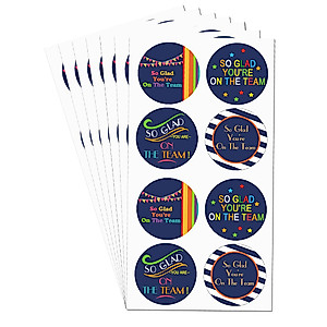 Top label 2 Inch Employee Thank You Appreciation Favor Labels,You are Awesome Business Employees Welcome Stickers,Gratitude Stickers,240 Pcs