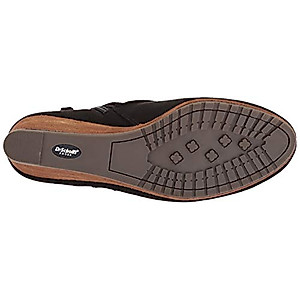 Dr. Scholl's Shoes womens Create Ankle Boot, Black Microfiber, 8.5 US