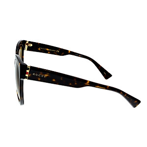 Gucci Brown Shaded Butterfly Ladies Sunglasses GG0459S 002 54