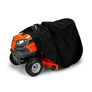 Himal Outdoors Lawn Mower Cover -Tractor Cover Fits Decks up to 54" Storage Cover Heavy Duty 210D Polyester Oxford, UV Protection Universal Fit with Drawstring & Cover Storage Bag