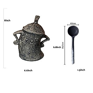 Canister with Attitude, Jar with Attitude, Cute Food Storage, Sassy Sugar Container for Kitchen, Perfect for Coffee Tea Sugar Spices Jars, A Pair