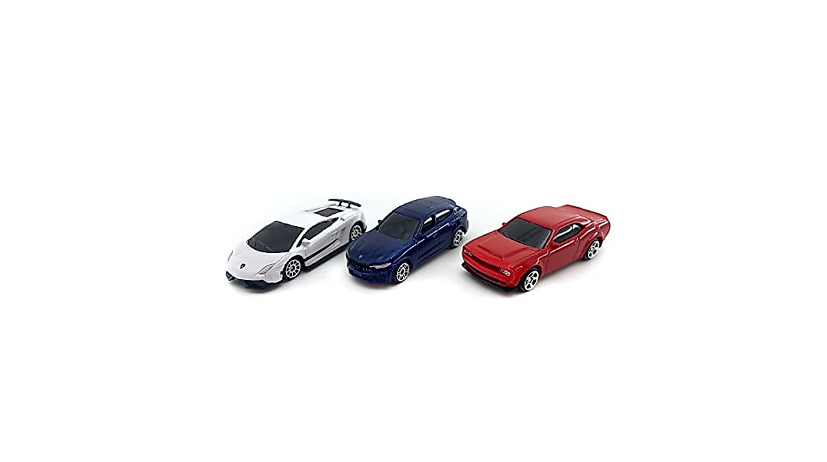 Just For Laughs 6 Diecast Metal Cars Set - 1:64 Scale Mini Collectibles