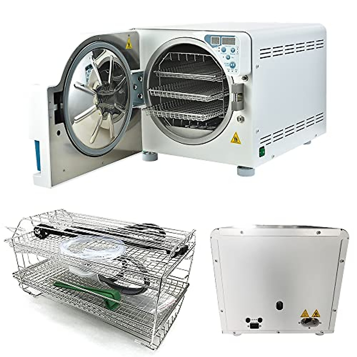 BONEW 18L Digital Desktop Autoclave Steam with High Pressure Drying Function