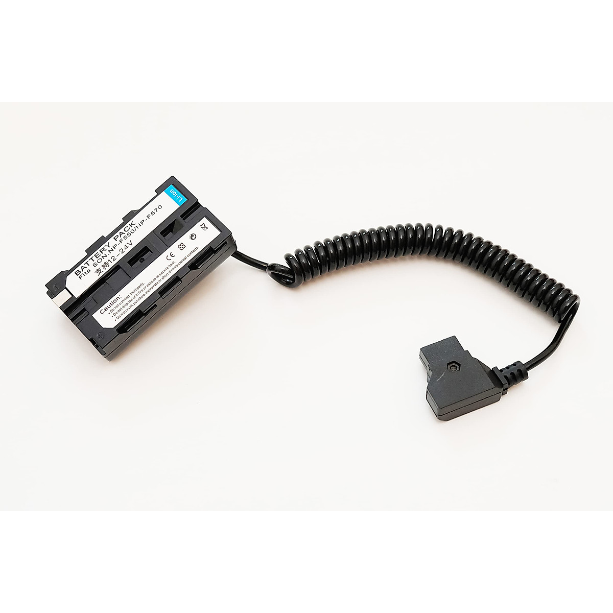 D-tap to NP-F970 F570 F550 Dummy Battery Pack Power Adapter for Atomos Shogun Inferno Ninja,Zoom F6 Recorder,BMPCC 6K Pro,Smallhd Focus 7 Monitor