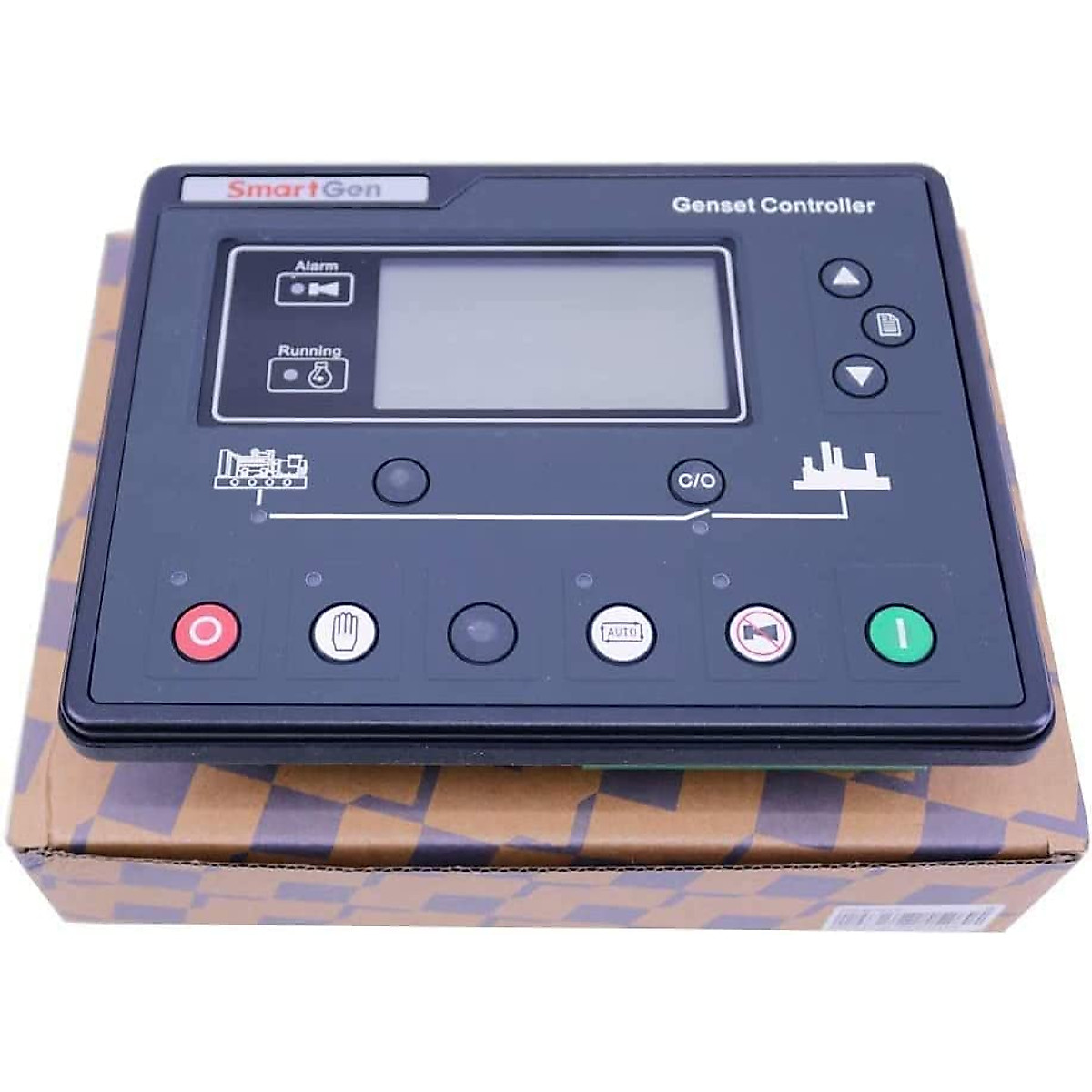 YFYIQI Generator Set Controller Automatic Start/Stop Genset Controller Auto Start Module with Waterproof Security Level IP55 Short Message Service Function Schedule Control