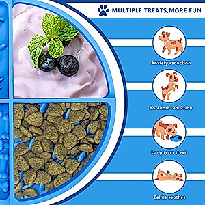Dog Lick Treat mat Dog Slow Feeder Dog Licking Mat Pet Calming Mat Anxiety Relief Dog Cat Training Lick Wet Food Mat Perfect for Food Mat for Dogs