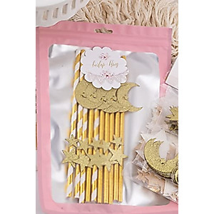 Twinkle Twinkle Little Star Baby Shower, Star Confetti, Moon Confetti, Moon and Stars Baby Shower