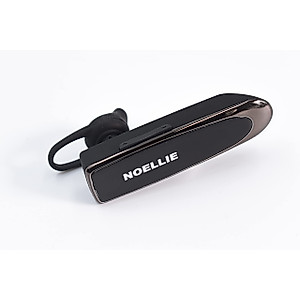 Bluetooth Earpiece, Wireless Handsfree, Noise Cancelling in-Ear Headset Earbuds, Great for Driving Business Leisure Compatible with Phones with Bluetooth Technology. Black