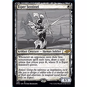 Magic: the Gathering - Esper Sentinel (328) - Showcase (Sketch Art) - Modern Horizons 2