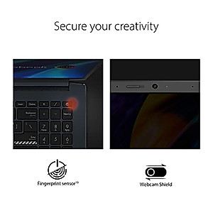 ASUS Vivobook Pro 15 OLED Laptop, 15.6” 2.8K OLED Display, AMD Ryzen 7 6800H Mobile CPU, NVIDIA GeForce RTX 3050 Ti GPU, 16GB RAM, 1TB SSD, Windows 11 Home, Quiet Blue, M6500RE-EB74