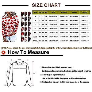 Huazi2 Bright Pink Long Sleeve Top Suetas De Its S Valentine Love Letter Girl Sie Off the Shoulders Sweaters for Women Holiday Sweaters for Women Plus White Sweater Tunic