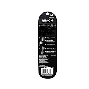 Reach Advanced Design Medium Toothbrushes, Colors May Vary, 3 Count (Pack of 2) Total 6 Toothbrushes, 18087