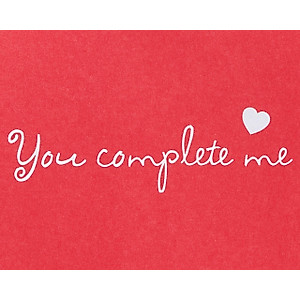 Papyrus Romantic Card (You Complete Me)