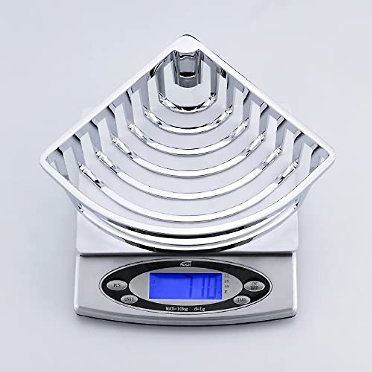 Bathroom Corner Shower Caddy, Triangle Wall Mounted Shower Shelf Corner Shower Basket Caddy,Drilling Kitchen Racks Shower Organizer for Bathroom,Toilet, Dorm, Kitchen,Chrome