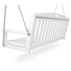 Trex Outdoor Furniture Yacht Club Swing, Classic White