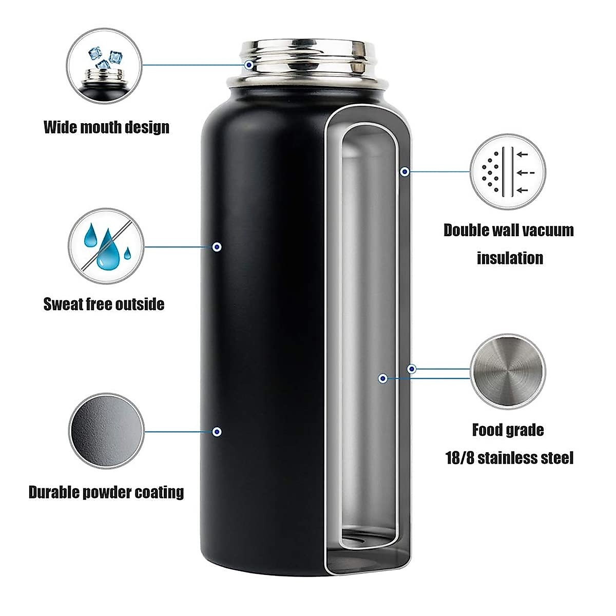 Thank You for Being A Friend Mug Gifts - Gifts for Friend, Friendship Birthday Mothers Day Gifts for Women Buddies Besties Sister Female - Golden Girls Water Bottles 32 OZ