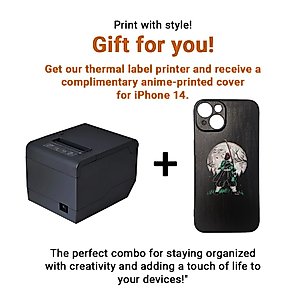 ZY808 Receipt Printer - 80mm POS Thermal Printer with WiFi USB LAN Connection, Support iOS, MAC, iPhone, Android, PC and Support Ebay, Amazon, Shopify, Etsy, USPS Integration.