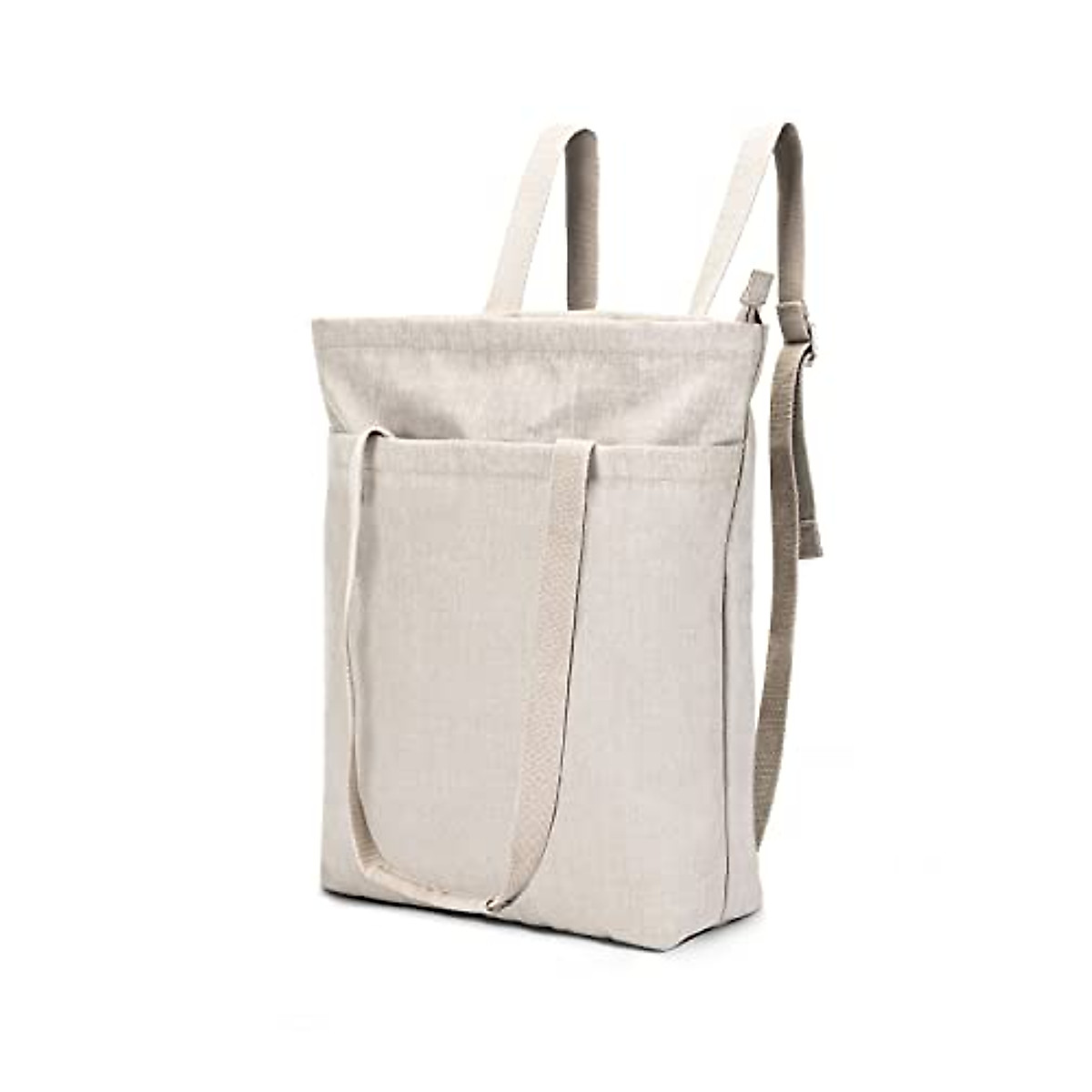 FASTFAIRY Tote Bag Backpack 2 in 1 ，Waterproof, holds 14" laptop