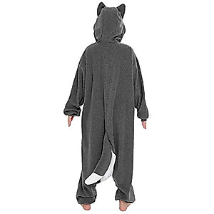 SAZAC Siberian Husky Kigurumi - Onesie Jumpsuit Halloween Costume