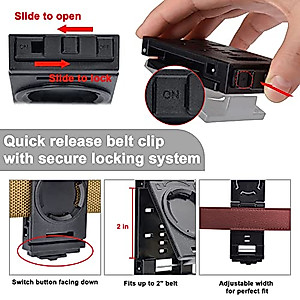iGuerburn Belt Clip for Cisco 8821 and Cisco 8821-EX Wireless VoIP Phone
