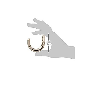 Sugatsune, Lamp EP-40 Hooks, 304 Stainless Steel, Mirror