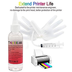 Inkjet Printers Printhead Cleaning Kit for Epson WF-3640 WF-7620 WF-3620 WF-2750 WF-7610 WF-2650 WF-7710 ET-2650 ET-2550 C88 R2000 R2880 XP-420 XP-320 XP-410 XP-420 Liquid Printers