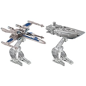 Hot Wheels Star Wars: The Force Awakens First Order Transporter vs. X-Wing Fighter Starship 2-Pack