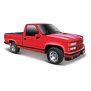 1993 Chevy 454 SS Pickup Truck Red 1/24 Diecast Model Car 32901rd