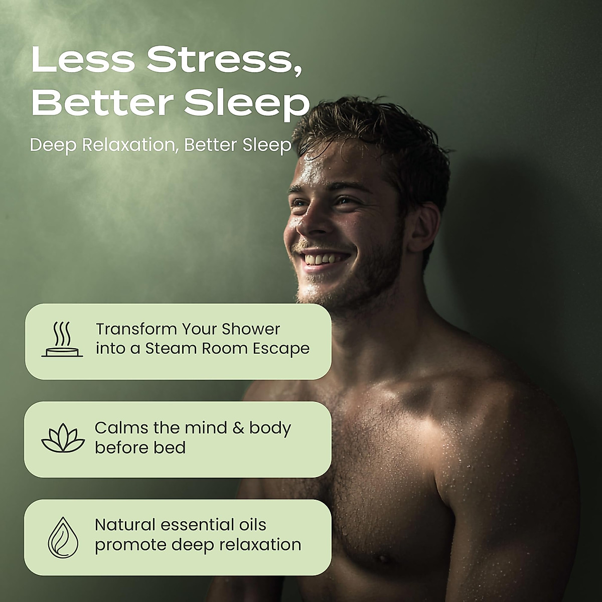 BodyRestore Shower Steamers Aromatherapy 15 Packs - Gifts for Mom, Gifts for Women and Men, Shower Bath Bombs, Tea Tree Essential Oil, Stress Relief and Relaxation