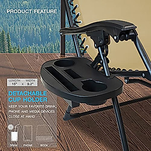 Sun-Ray 213076OVR1P Oversized Zero Gravity Chair, Taupe