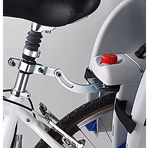 Schwinn Deluxe Bicycle Mounted Child Carrier/Bike Seat For Children, Toddlers, and Kids, Adjustable 3-Point Harness and Headrest, Padded Crossbar, Grey