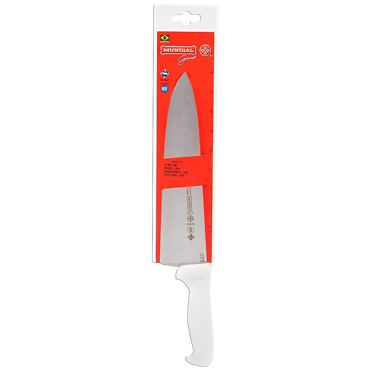 Mundial White W5610-10 Cook's Knife Handle 10"