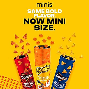 Cheetos Minis Canisters, Cheddar, 3.625 Ounce (Pack of 6)