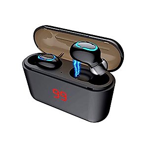 TBIIEXFL Headphones Touch Control with Charging Case Waterproof Stereo Earphones in-Ear Built-in Mic Headset Premium Deep Bass for Sport