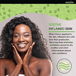 GreenIVe Shea Butter Raw 100% Pure Organically Grown Ivory Shea for Moisturizing or DIY Butters, Lotions, Soaps.