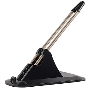 ONE250 Mouse Bungee Cable Cord Management Clip Gaming Flexible Fixer Holder - Gaming Drag-Free Wired Mouse Support (Black)