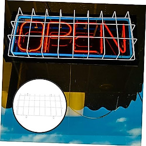 BUTIFULSIC LED Air Conditioner Wrought Iron Emergency Light Wire Cover White