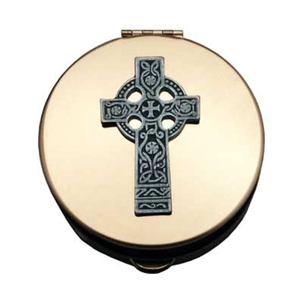 Cathedral Art (Abbey & CA Gift Celtic Cross PYX Container, Multi (PS141), 1.50" x 1.50"