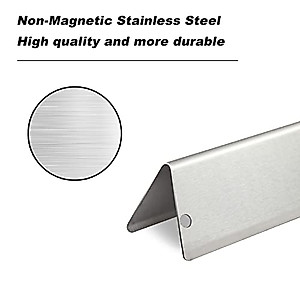 Zemibi Grill Flavorizer Bars Replacement for Weber 66030, 66033, Weber Genesis II LX 400 Series Gas Grill, Weber Genesis II SE-410 Grill Parts and Genesis II E-410 LP, 7 PC Stainless Steel Heat Plate