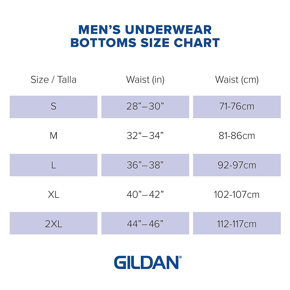 Gildan Men's Underwear Covered Waistband Boxer Briefs, Multipack, Mixed Royal (5-Pack), Medium