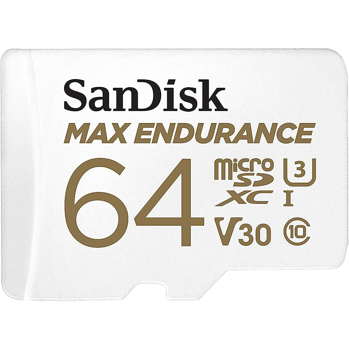 SanDisk MAX Endurance 64GB TF Card MicroSDXC Memory Card for Dash Cams & Home Security System Video Cameras (SDSQQVR-064G-GN6IA) Class 10 Bundle with (1) Everything But Stromboli MicroSD Card Reader